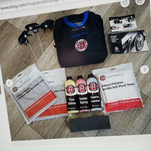 Adam's | Other | Adams Detail Car Kit With Tote Bag Nwt | Poshmark